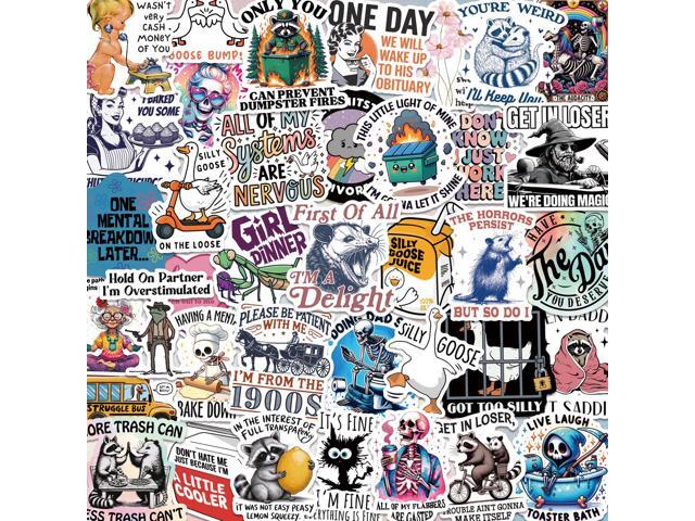 Click here for 200 PCS Funny Holographic Stickers for Adults  Wat... prices