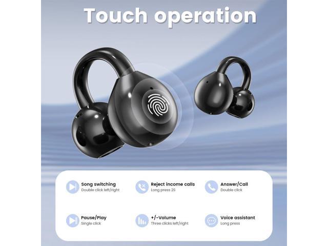 Click here for Clip-on Earbuds  Open Ear Earbuds with LCD Touchsc... prices