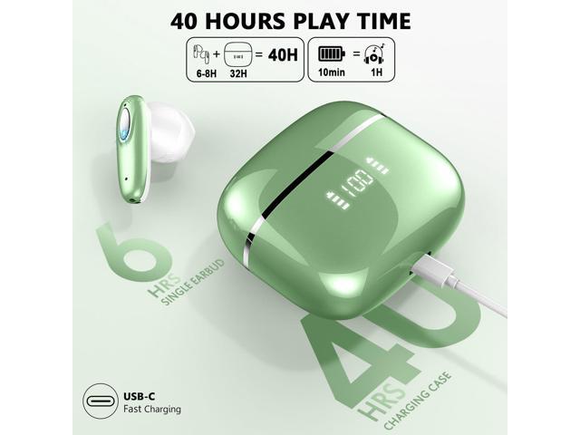 Click here for Wireless Earbud  Bluetooth Headphones 5.3 Built in... prices