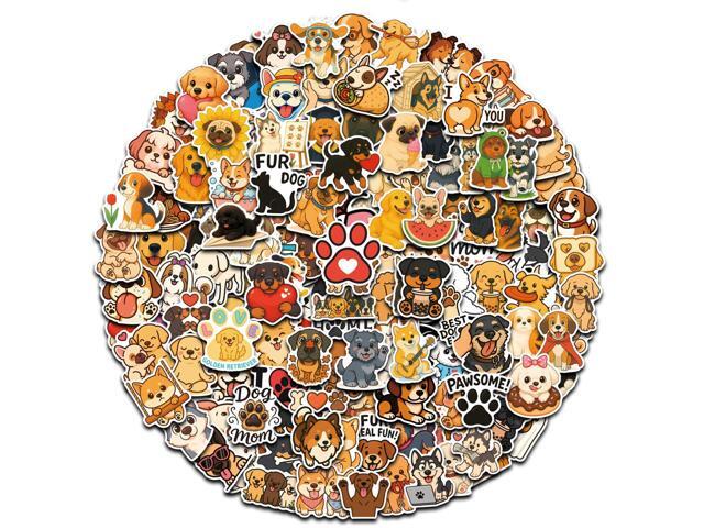 Click here for 300 Pcs Cute Dog Stickers Waterproof Glossy Vinyl... prices