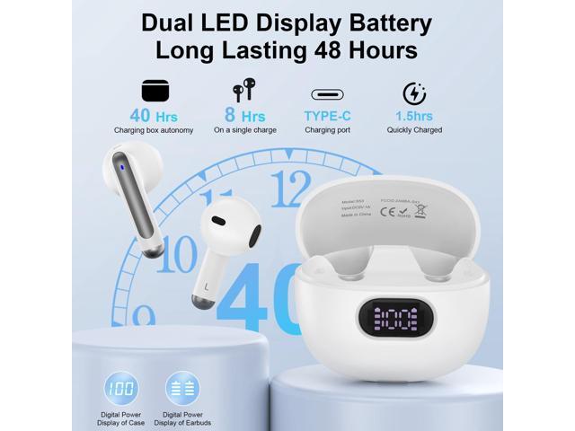 Click here for Wireless Earbuds Bluetooth Ear Buds  V5.3 48H Wire... prices