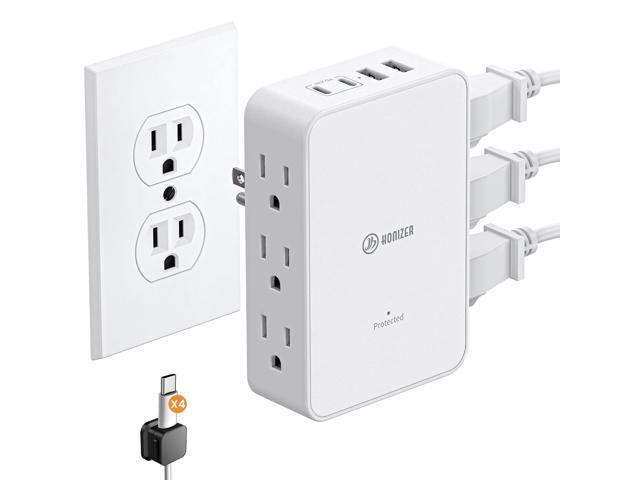 Click here for Splitter with 6 AC Side Outlets  Flat Wall Outlet... prices