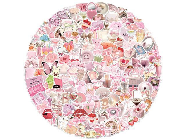 Click here for 200 PCS Aesthetic Stickers  Cute Pink Bow Stickers... prices