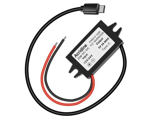 Click here for 12V/24V to 5V USB C Buck Converter 5A 25W Type-C O... prices