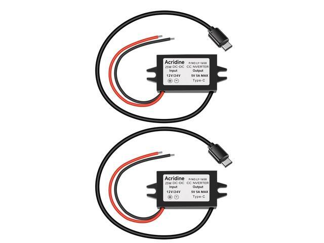 Click here for 12V/24V to 5V USB C Buck Converter 5A 25W Type-C O... prices