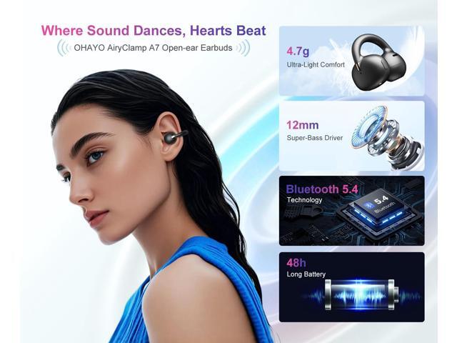 Click here for Open Ear Clip-On Headphones for Glasses Wearers -... prices