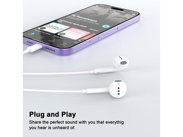 Click here for 2 Pack [Plug and Play] Wired Earbuds with Built-in... prices
