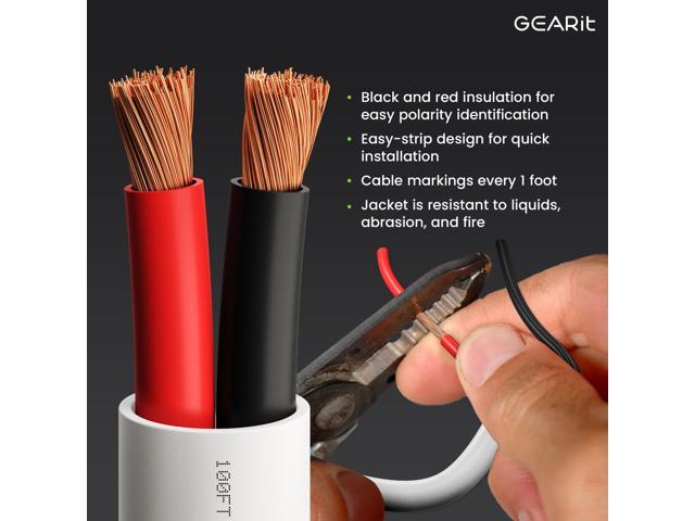 Click here for 16/2 Speaker Wire (50 Feet) 16AWG Gauge - in Wall... prices