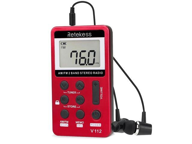 Click here for V112 AM FM Portable Pocket Radio  FM Receiver  Dig... prices