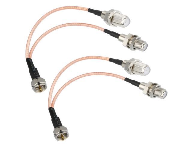 Click here for 2 Pack 75Ohm TV Antenna 3 Way Splitter Combiner F... prices