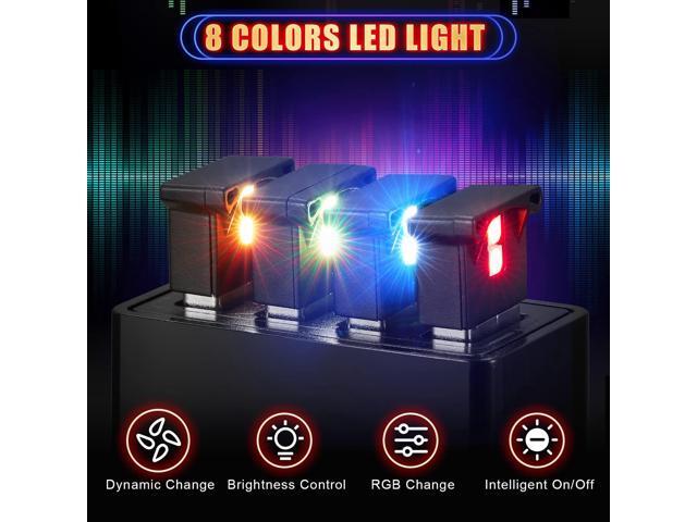 Click here for 4 Pieces Mini USB LED Light  Car LED Interior Ligh... prices