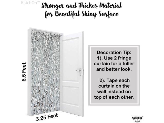 Click here for XtraLarge Wavy Silver Backdrop Curtain - Pack of 2... prices