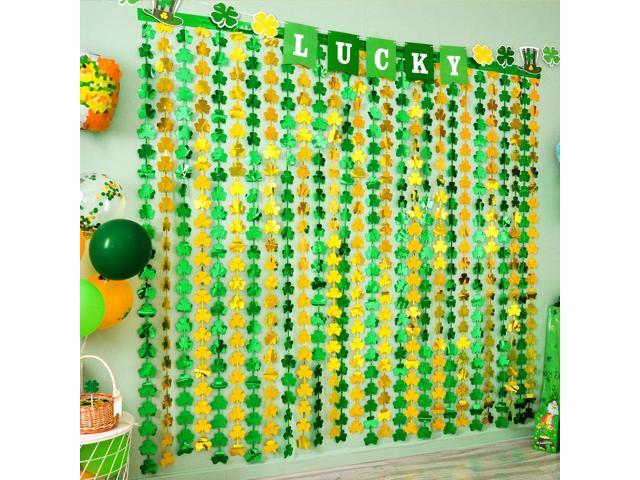 Click here for 2-Pack St. Patricks Day Tinsel Curtains  Green and... prices