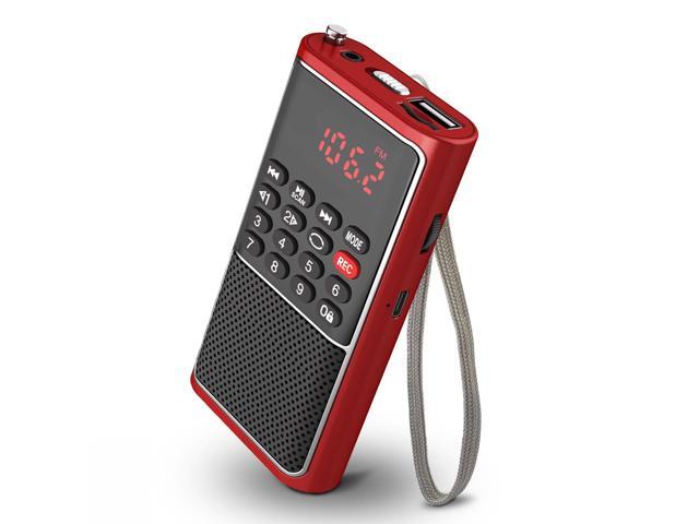 Click here for Small FM Radio Pocket Portable Radio  Rechargeable... prices
