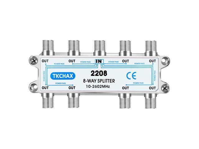 Click here for 8 Way Coaxial Cable Splitter  Support 10-2602MHz... prices