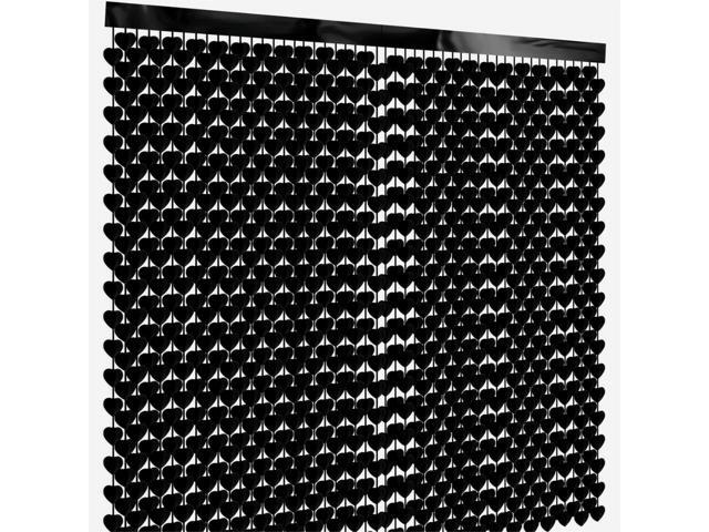 Click here for 2 Pack Gothic Black Heart Curtains 3.3x6.6ft  Tins... prices