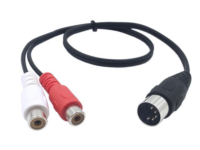 Click here for Din 5 Pin Male to 2 RCA Female Professional Grade... prices