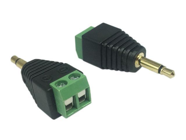 Click here for 3.5mm TS Mono Male to 2 Pin Screw Terminal Female... prices