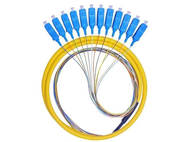 Click here for 12 Fibers SC Single-Mode Color-Coded Fiber Optic P... prices