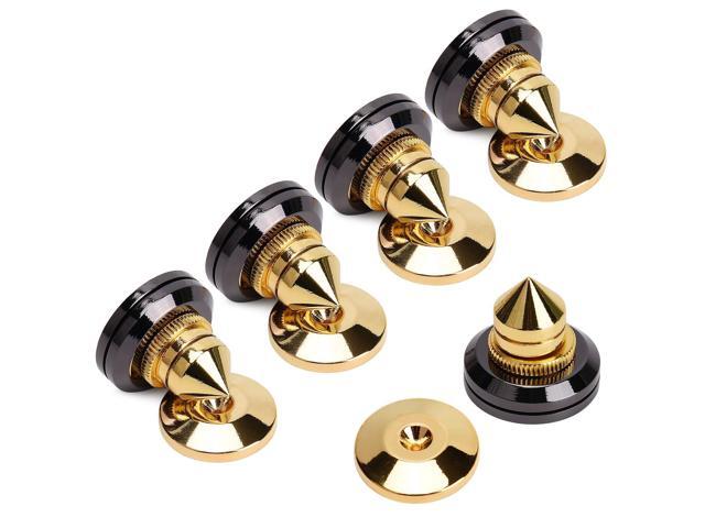 Click here for 4PCS Golden Speaker Isolation Spikes with Plated S... prices