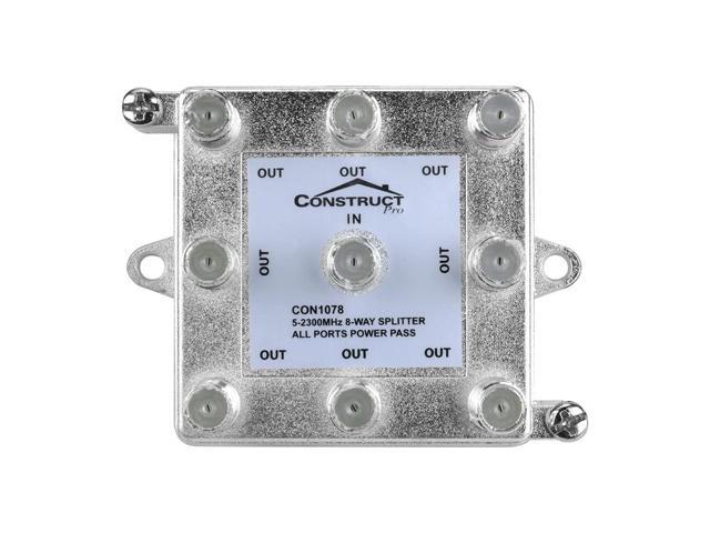 Click here for Vertical 8-Way 5-2300MHz Coax Splitter prices