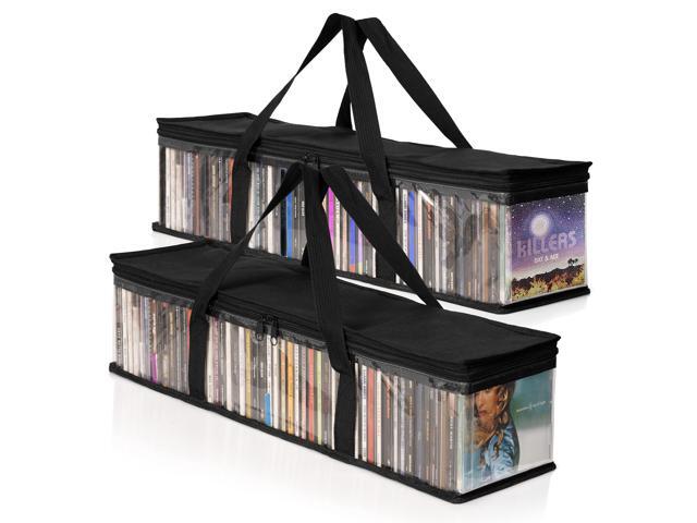 Click here for CD Storage Bags - 2-Pack Clear Plastic Holder Case... prices