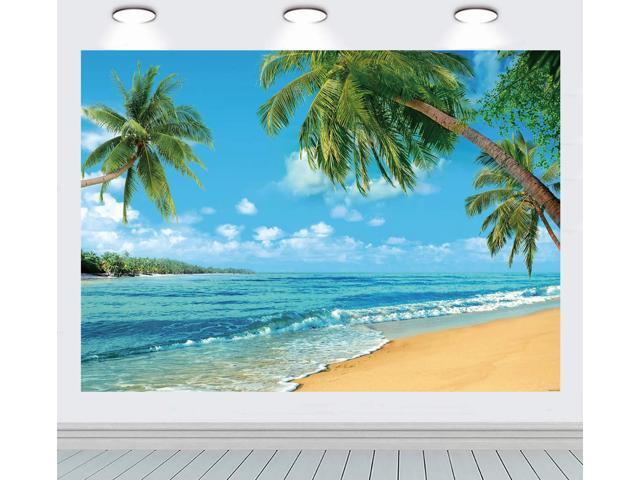 Click here for Polyester Tropical Beach Photography Backdrop Summ... prices