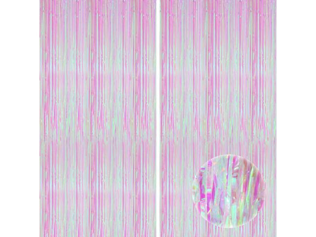 Click here for XtraLarge Iridescent Pink Backdrop Curtain - 3.2x8... prices