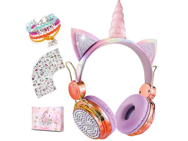 Click here for Cat Ear Wireless Headphones for Kids with Mic  Blu... prices
