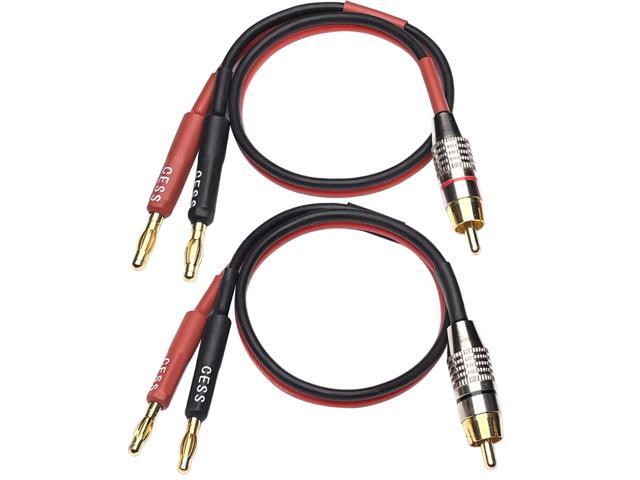 Click here for Speaker Cable with RCA Plug to 4mm Banana Plug  Pu... prices