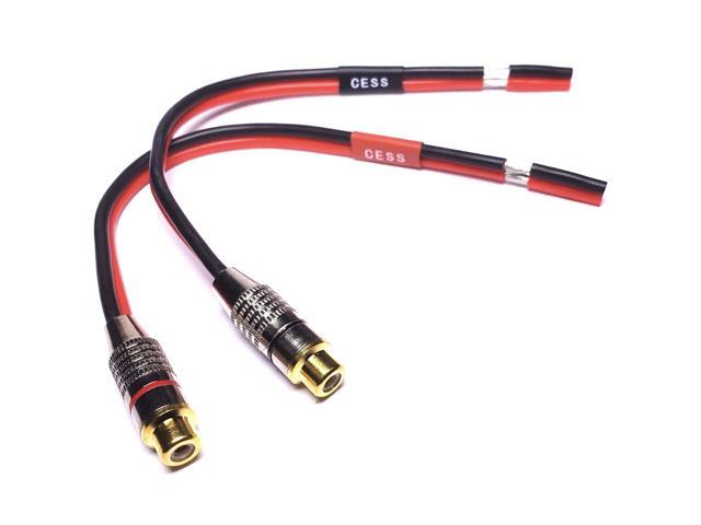 Click here for Silicone Speaker Wire 14 AWG with Phono RCA Female... prices