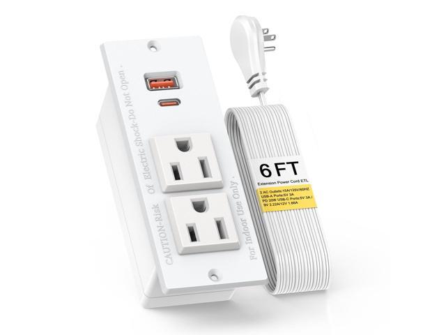 Click here for Recessed Power Strip with PD 20W USB C Ports  Desk... prices