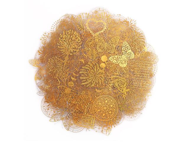 Click here for Die Cut Golden Holographic Stickers  360-Piece Gli... prices