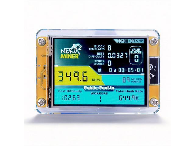Click here for Syllorex ESP32 Bitcoin NerdMiner V2 with 2.8 LCD D... prices