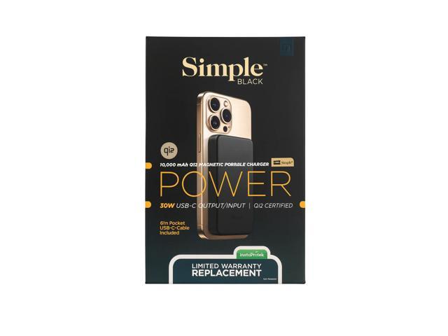 Click here for Simple Black 10000mAh Qi2 Magnetic Power Bank 30W... prices