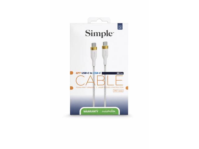Click here for Simple 6 Ft - Usb-C Cable With Usb-C Connector prices
