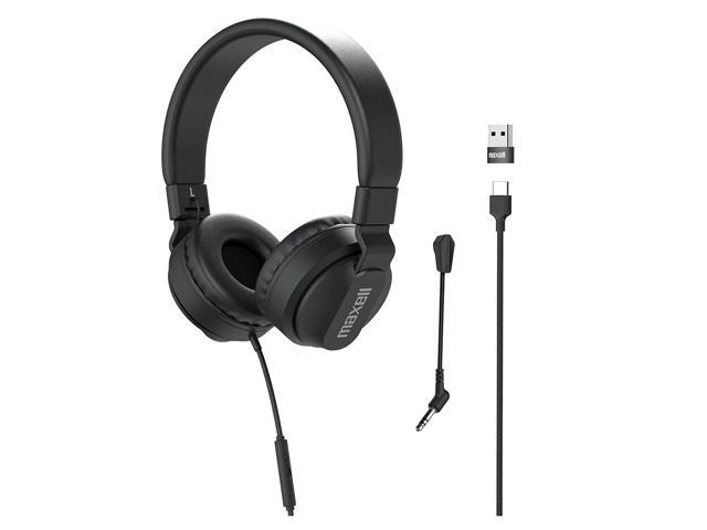 Click here for Maxell Wired Headphones with Detachable Boom Mic &... prices