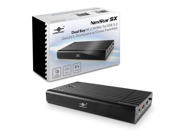 Click here for Vantec NexStar SX  Dual Bay M.2 NVMe to USB 3.2 Ge... prices