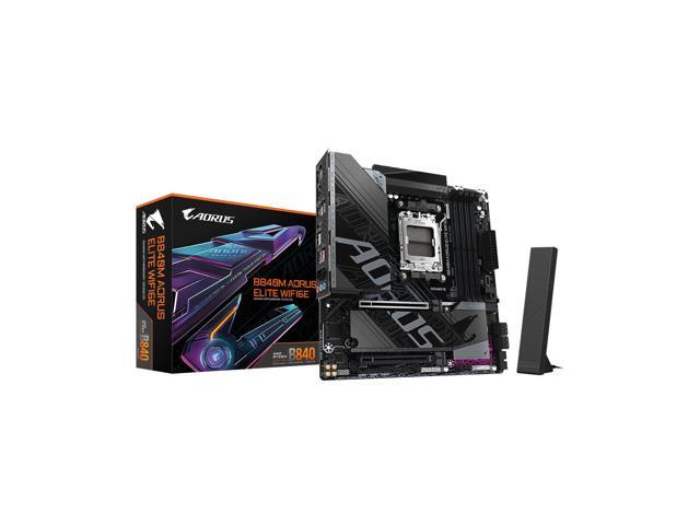 Click here for GIGABYTE B840M AORUS Elite WIFI6E AMD Socket AM5... prices