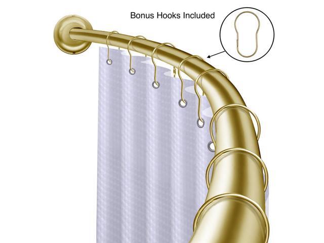 Click here for Utopia Alley 45-72 Aluminum Curved Shower Rod  Rus... prices