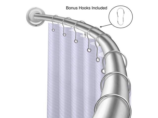 Click here for Utopia Alley 45-72 Aluminum Curved Shower Rod  Rus... prices