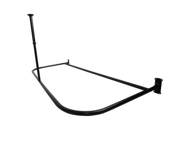 Click here for Utopia Alley D-Shaped Shower Rod with Ceiling Supp... prices