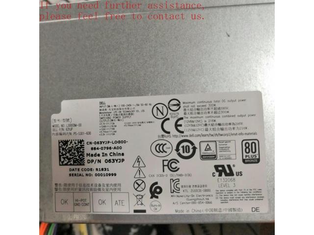 Click here for For L300EBM-00 AC300EBM-00 80PLUS BRONZE300W Tempe... prices