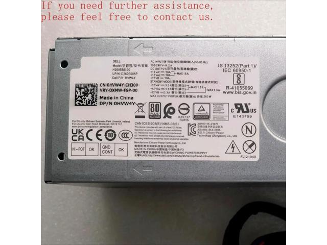 Click here for For 3710 3910 Power Supply 260W HVW4Y H260EBS-00 D... prices