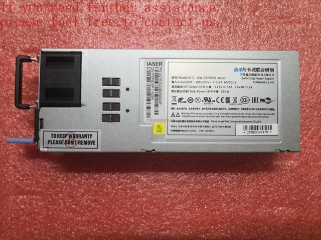 Click here for For Inspur SA5212M4 Server  Great Wall GW-CRPS550... prices