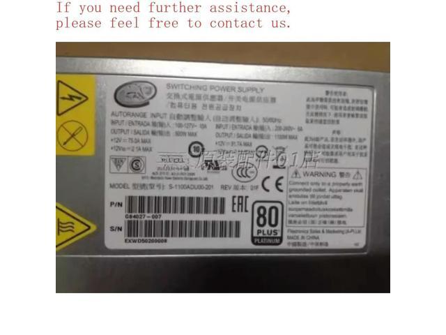 Click here for For 1100W Server Power Supply S-1100ADU00-201 G840... prices