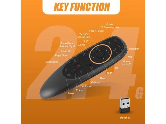 Click here for G10S Air Mouse Voice Remote Control 2.4G USB Recei... prices