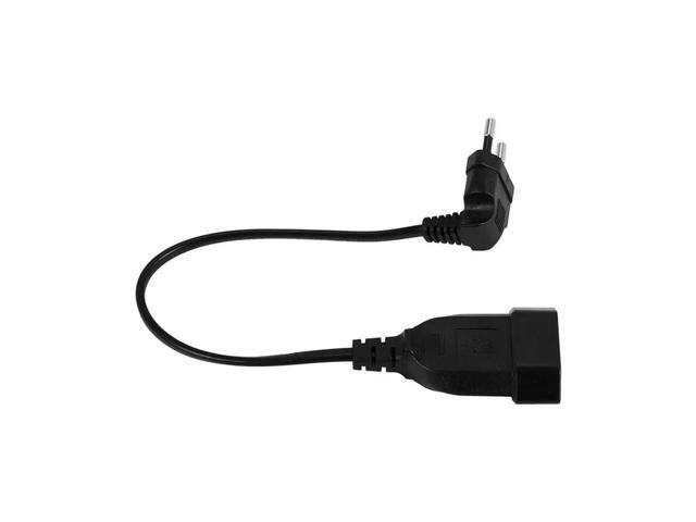 Click here for Europea 90 Degree Male Plug To Female Socket Power... prices