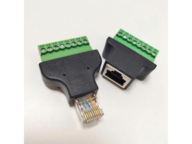 Click here for 2X RJ45 Network Adapter Male Female Plug To 8 Pins... prices