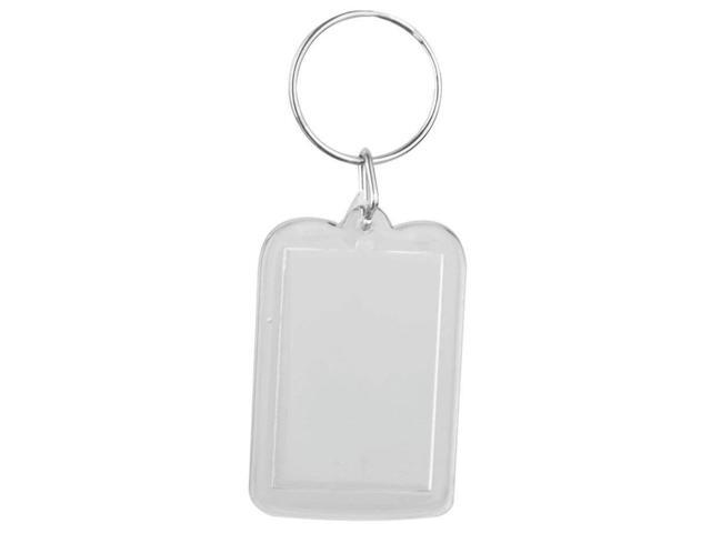 Click here for Lot Of 20Pcs Keyring DIY Detachable White Rectangl... prices